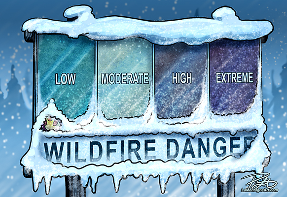 WildfireWinter - LaMontagne Art